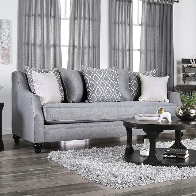 Furniture Of America Nefyn Sofa SM2670-SF Gray Transitional – sofafair.com